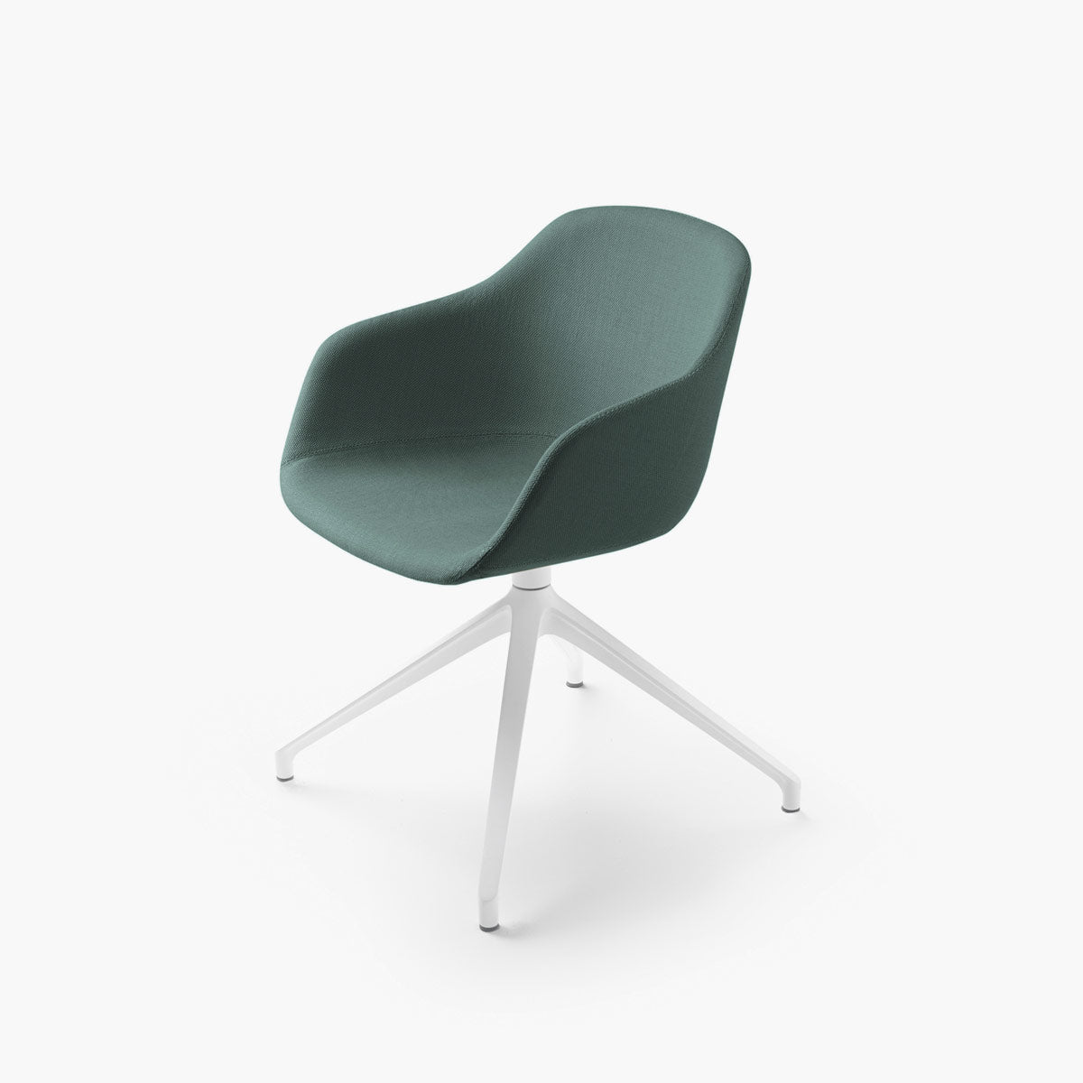 Chaise de bureau Kuskoa Bi dossier tapissé piètement fixe I ALKI – Alki Fr